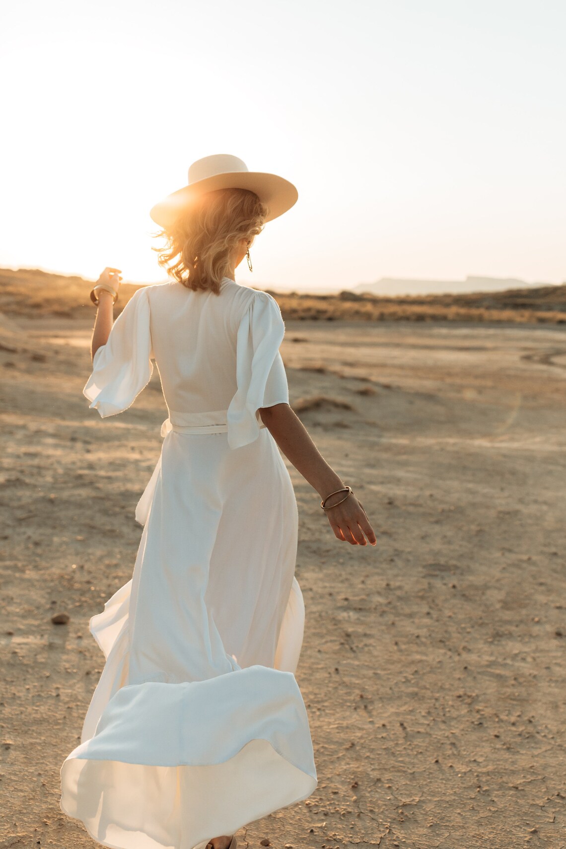 Alma Dress Pearl Wrap Dress Boho Bride Wedding Dress Boho - Etsy