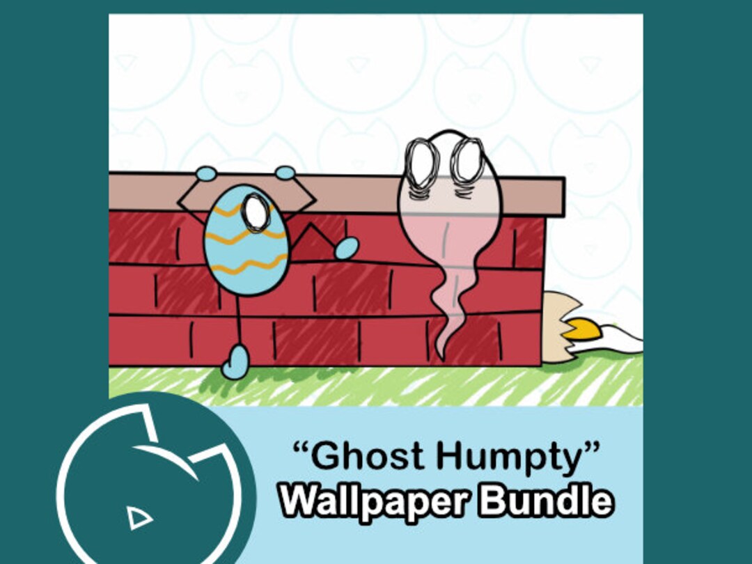 Ghost Humpty: Funny Easter Spring Wallpaper Bundle for Desktop, Mobile ...