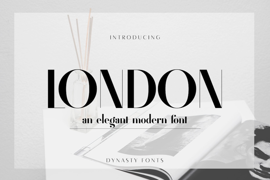 London Font: Minimalist Luxury Font for Branding (instant Download) - Etsy