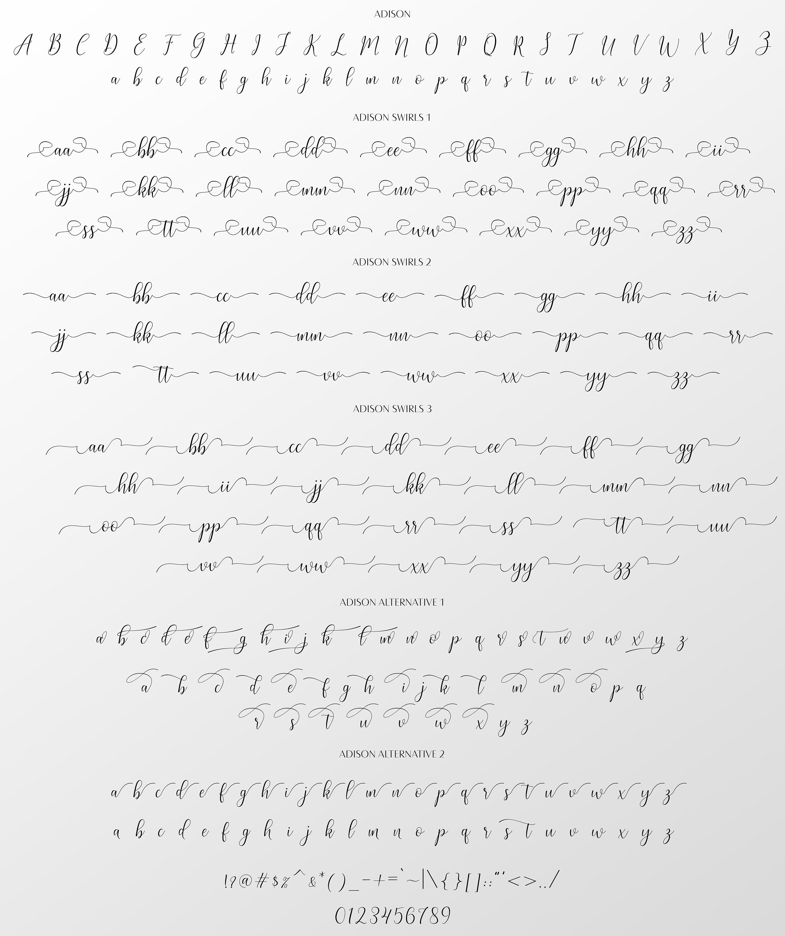 Digital Font Font Download Calligraphy Font Handwritten - Etsy