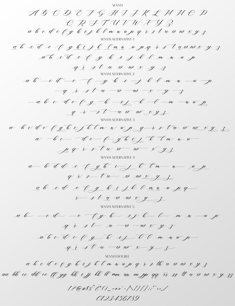 Script Font, Digital Font, Font Download, Calligraphy Font, Handwritten ...