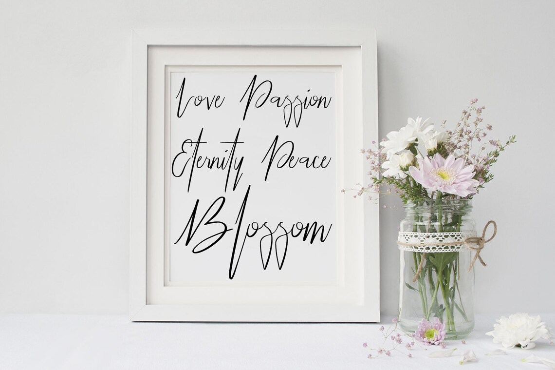 Alberto Script Font: Modern Calligraphy Wedding Font (digital Download ...