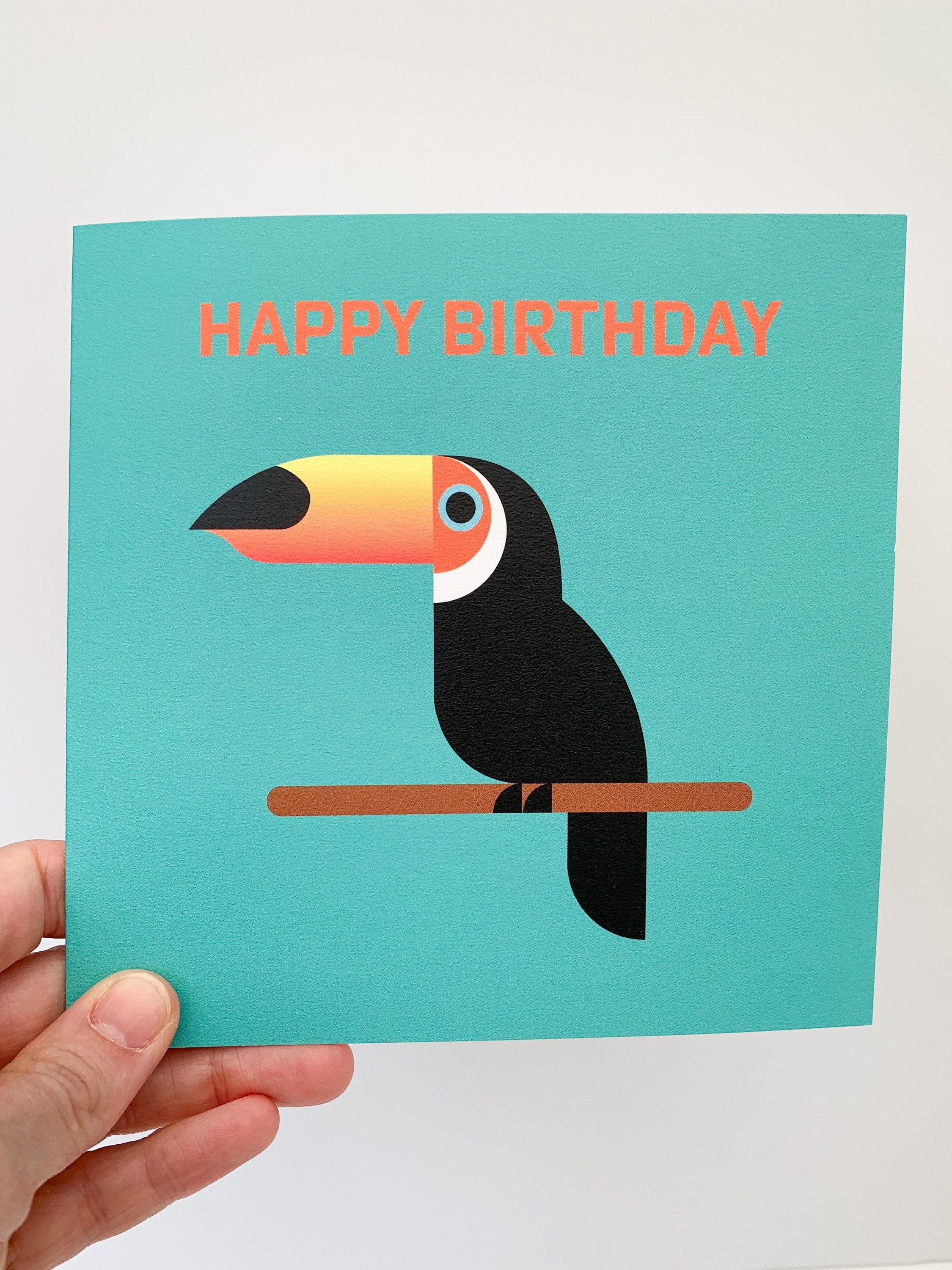 Toucan Card. Toucan Birthday Card. Birthday Cards. Animal - Etsy