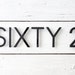 6 Inch Modern House Numbers Architectural Building Farmhouse Door ...