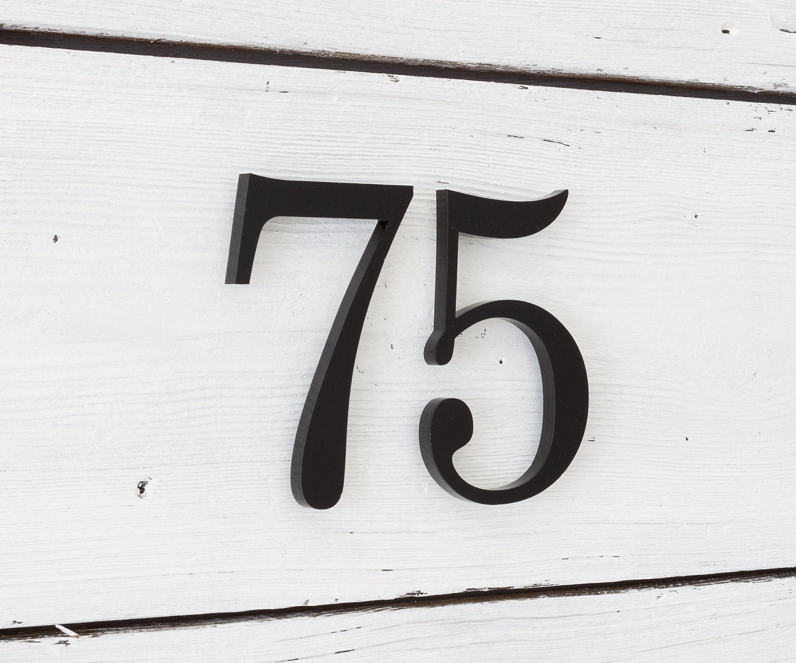 10 Inch Modern House Numbers Horizontal Vertical Address | Etsy