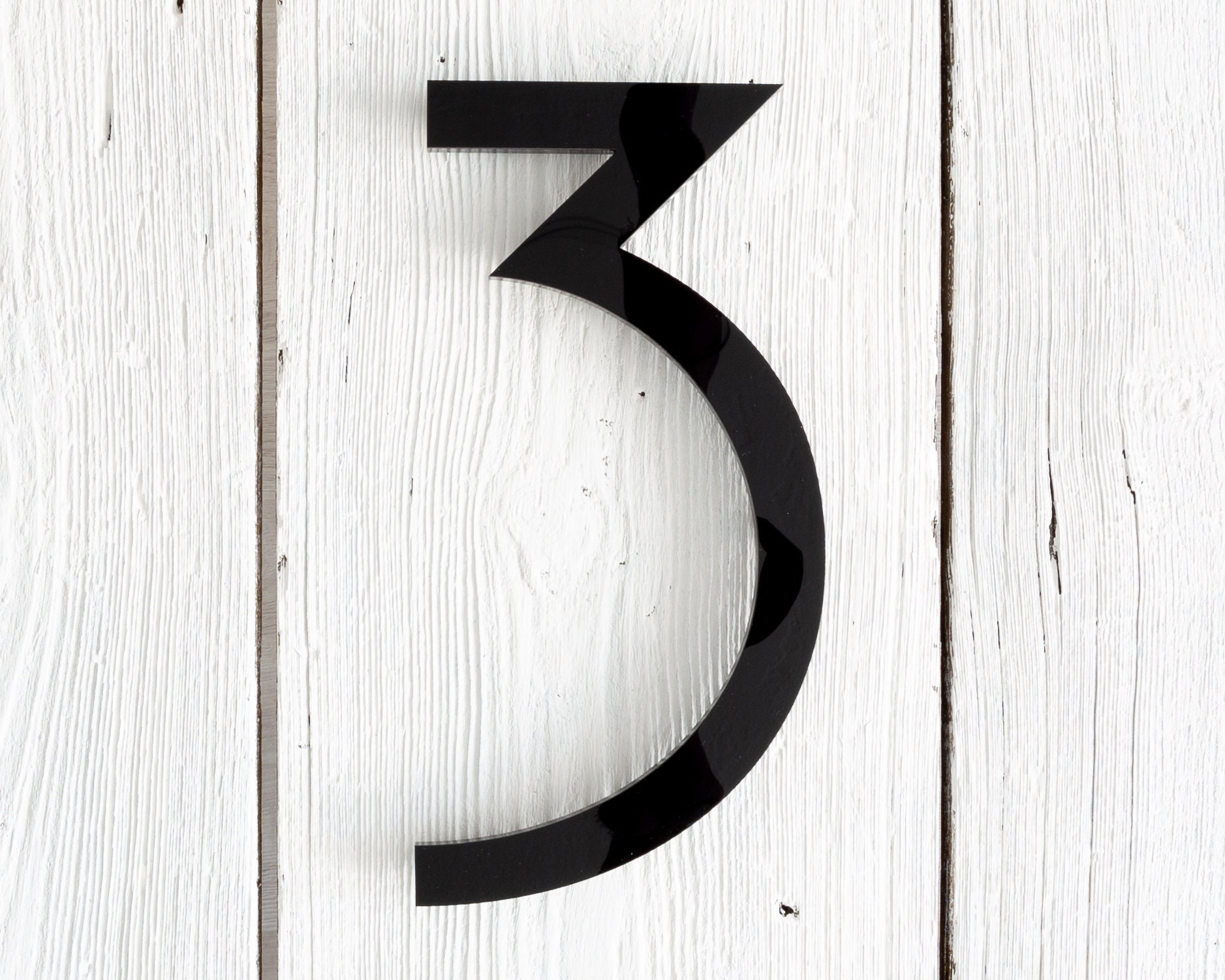 12 inch Large Modern House Numbers Architectural Home | Etsy