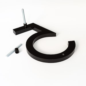 12 Inch Modern House Numbers - Contemporary Minimalist Address Sign ...