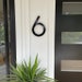 12 Inch Modern House Numbers Contemporary Minimalist Address - Etsy