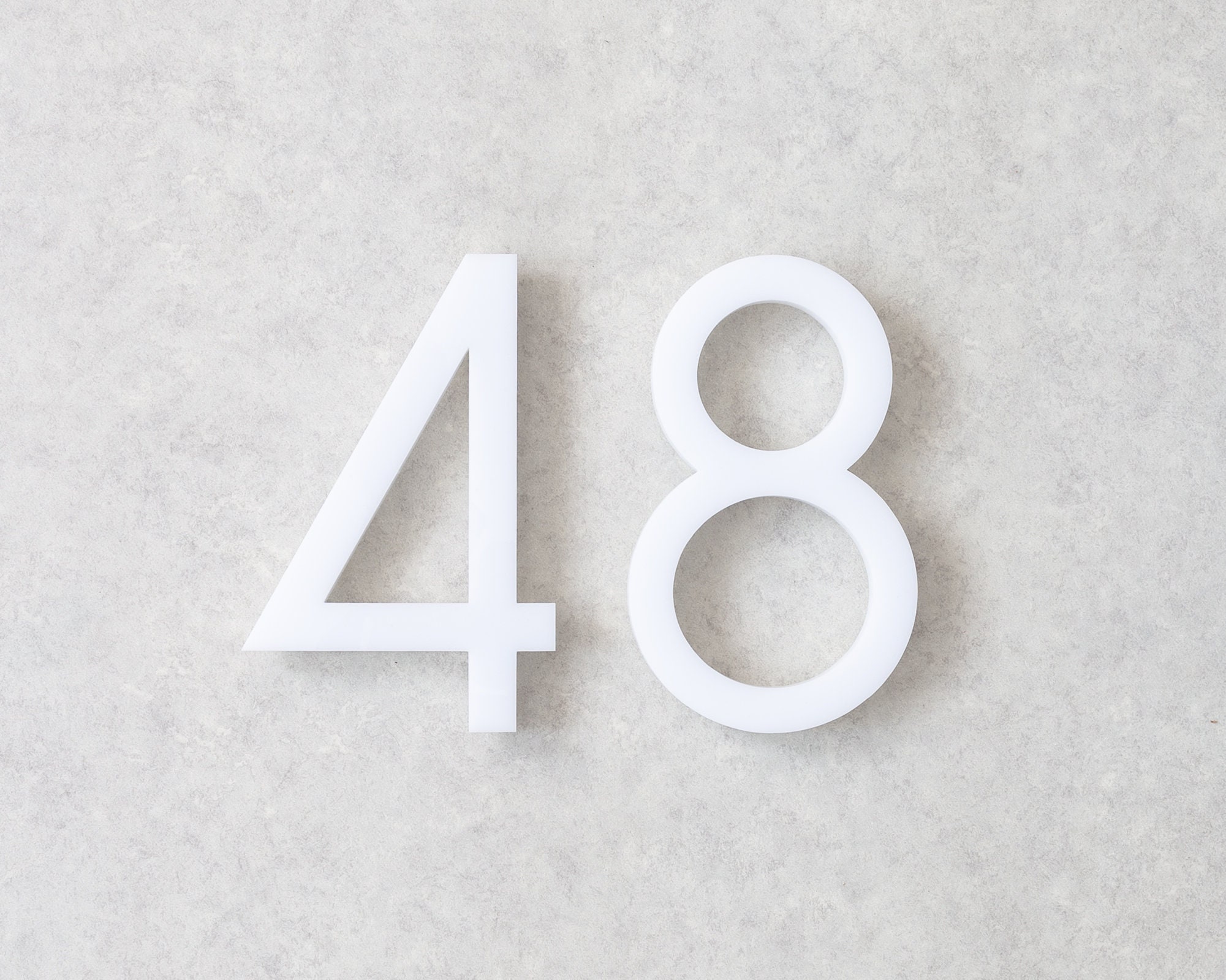 8 Inch Modern House Numbers Address Sign Black Door - Etsy