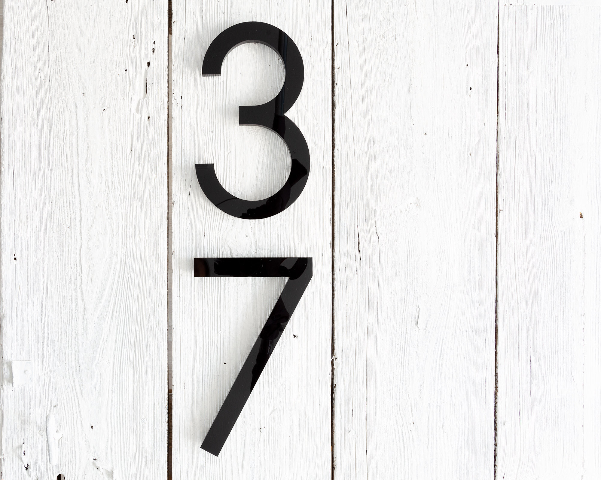 12 inch Modern House Numbers Contemporary Minimalist Address | Etsy