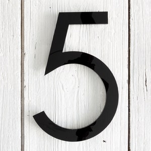 12 inch Modern House Numbers Contemporary Minimalist Address | Etsy