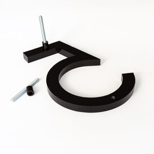 4 Inch Modern House Numbers - Custom Address Sign - Door Number - (A4 ...
