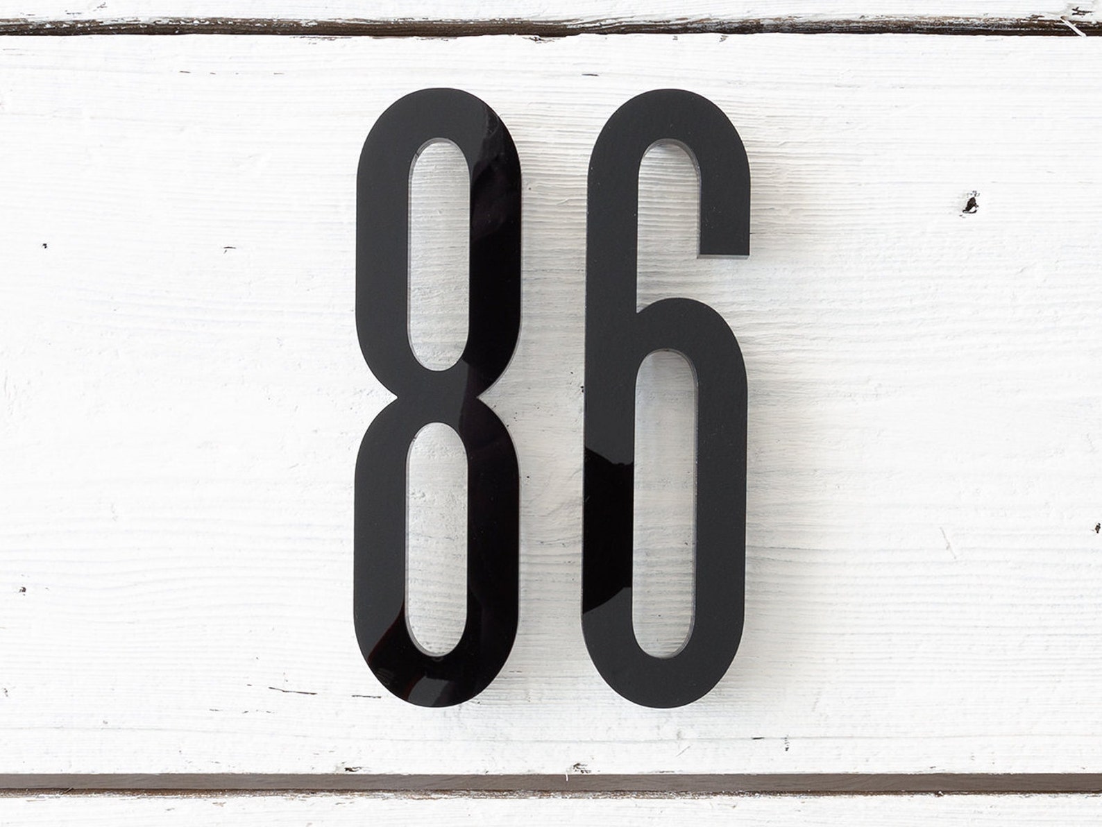 8 Inch Modern House Numbers - Custom Address Sign - Horizontal Vertical ...
