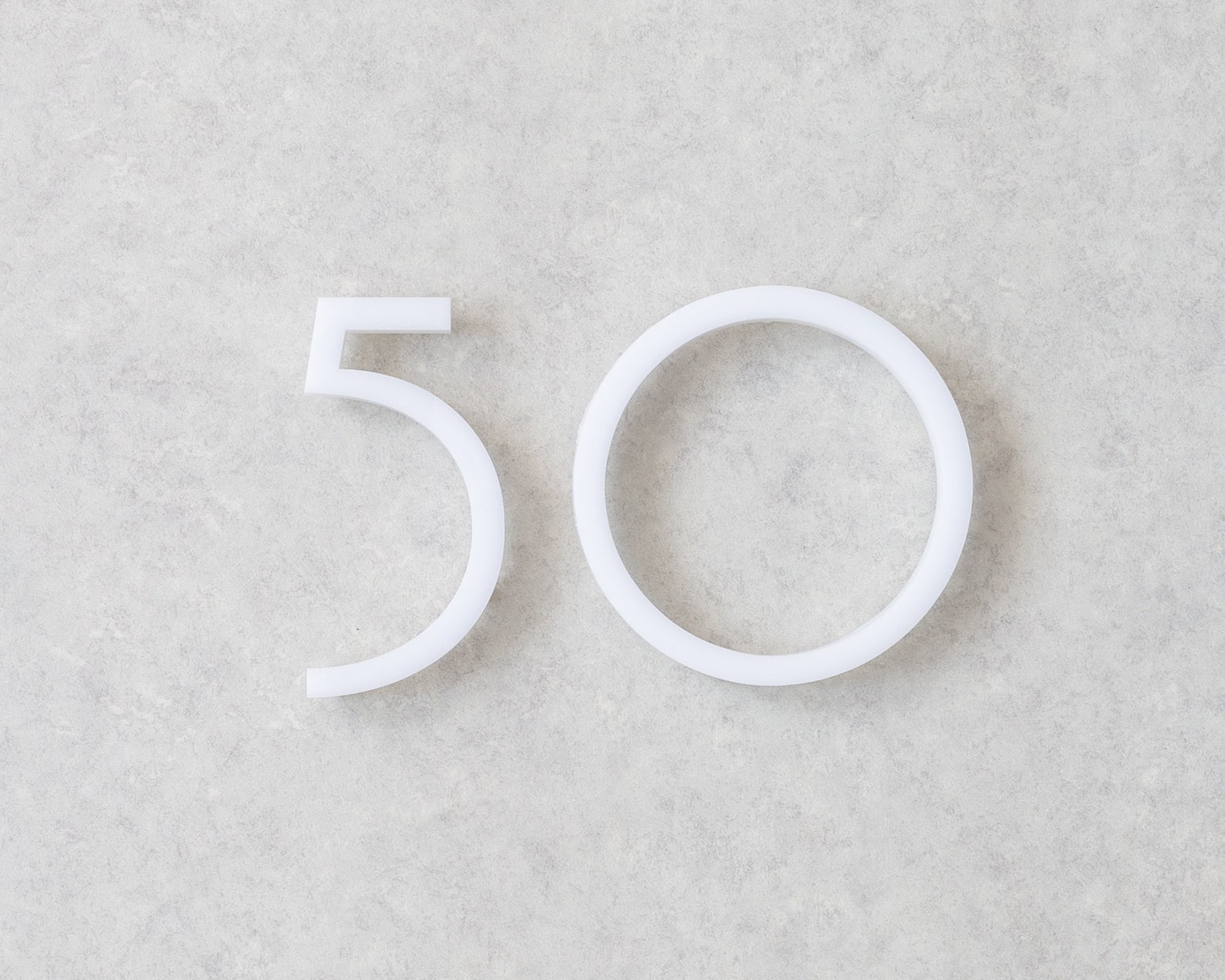 6 Inch House Numbers Modern Horizontal Vertical Minimalist Custom ...