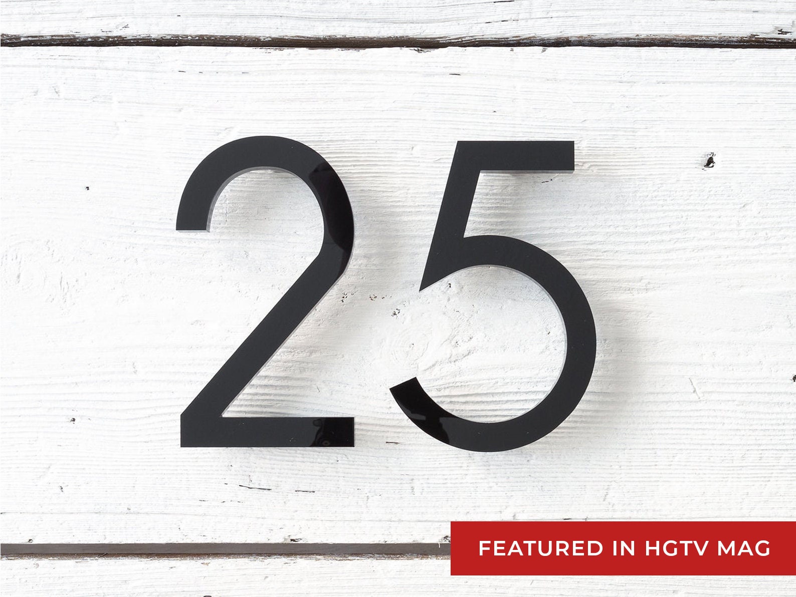 6 Inch Modern House Numbers Architectural Building Farmhouse - Etsy