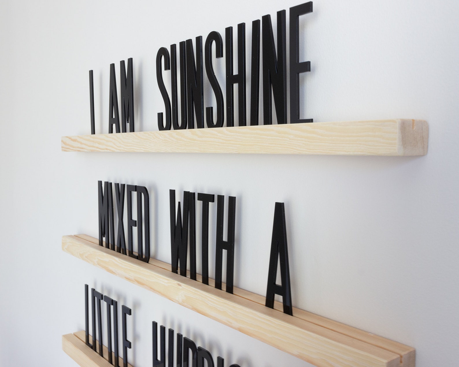 Letter Ledges Set Changeable Letter Board 24 | Etsy