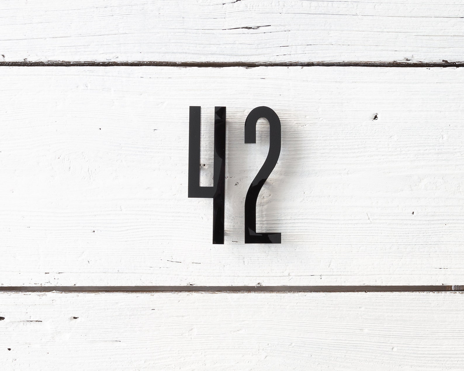 6 Inch Modern House Numbers and Letters - Horizontal Vertical Address ...