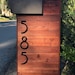 8 Inch House Numbers Modern Farmhouse Apartment Building - Etsy