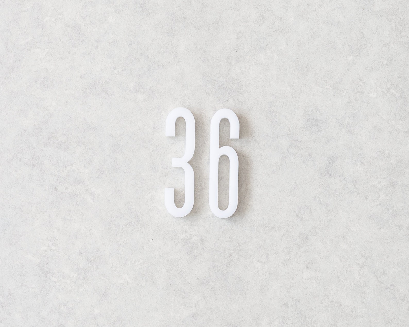4 Inch Modern House Numbers - Front Porch Decor - Custom Mailbox Door ...