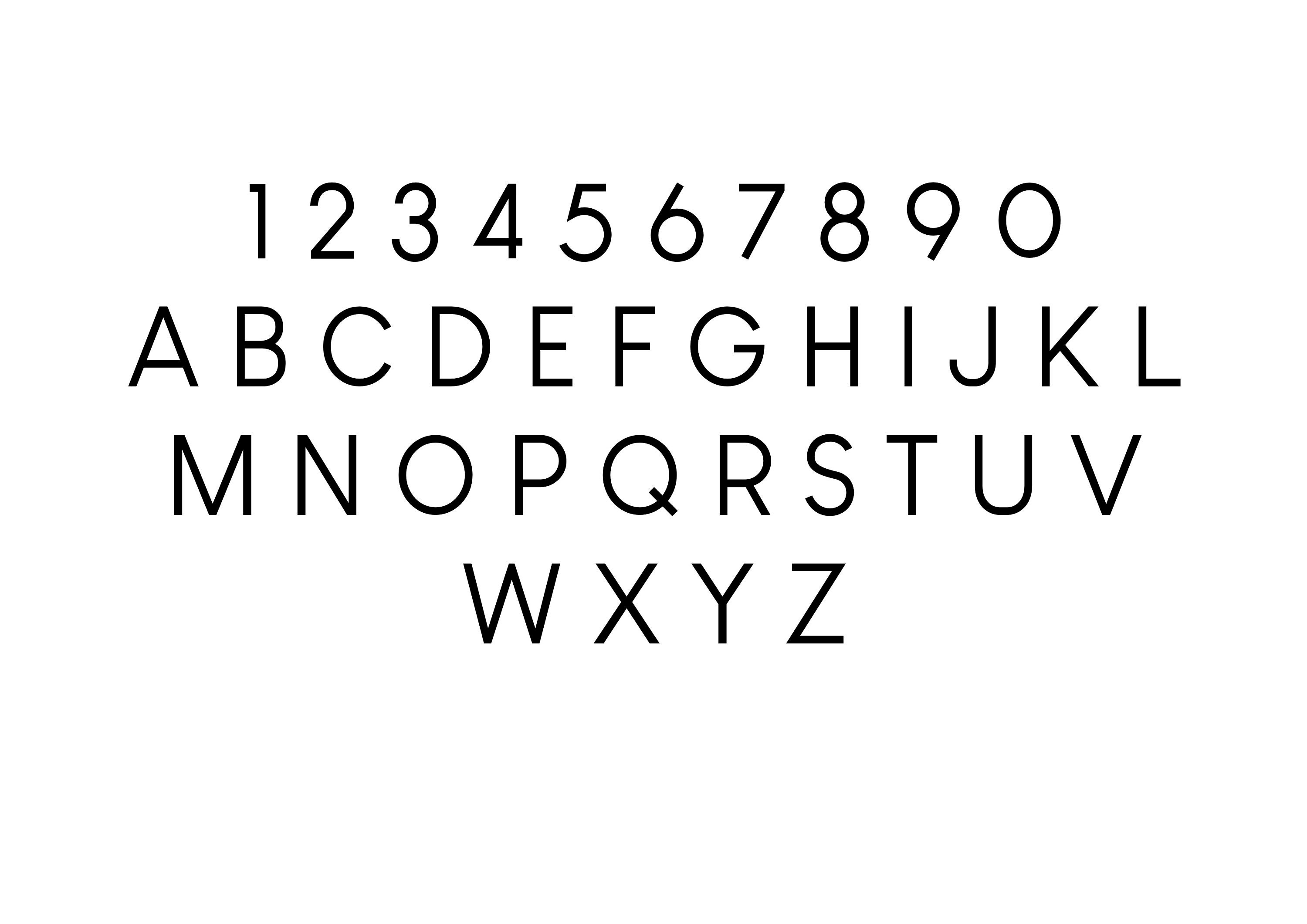 10 Inch Modern House Numbers Contemporary Custom Address - Etsy