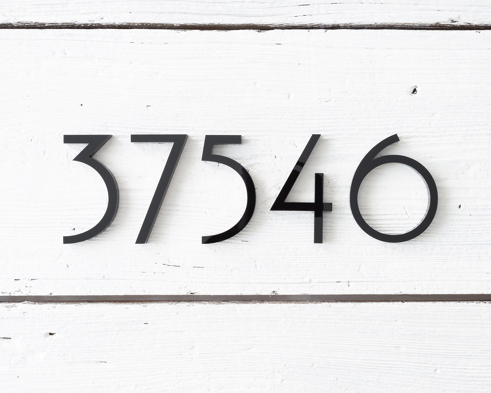 4 Inch Modern House Numbers Custom Address Sign Art Deco - Etsy