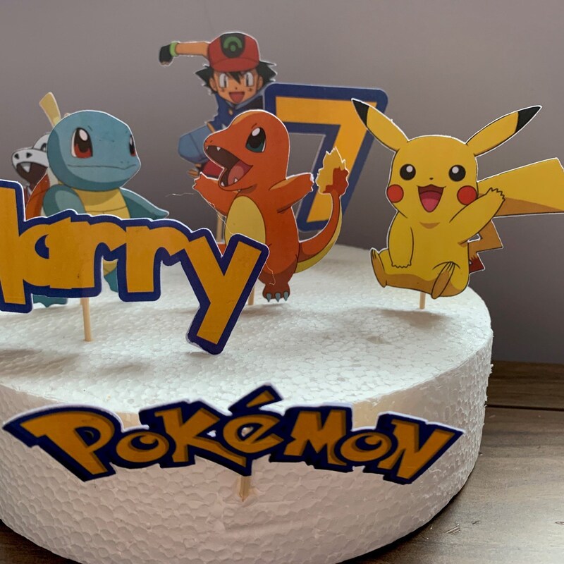 Pikachu Cake Topper - Etsy