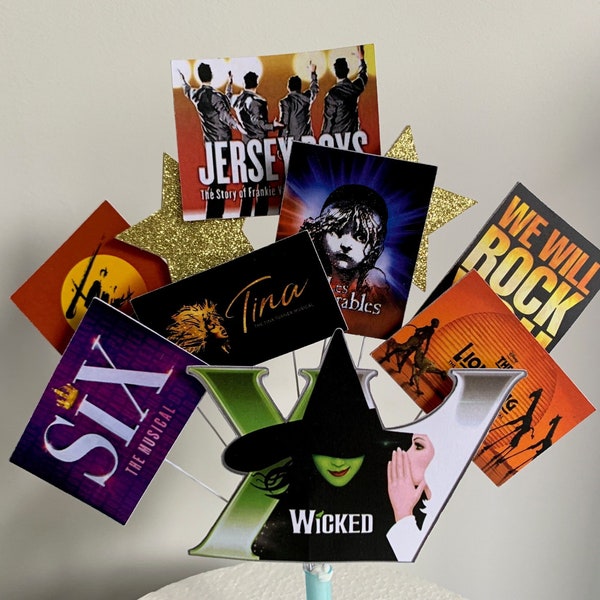 Broadway Shows Cake Toppers - Etsy