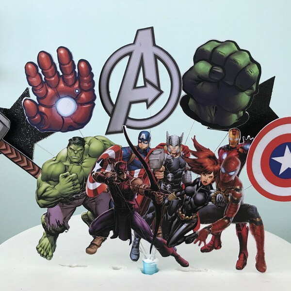 Avengers Cake Topper - Etsy