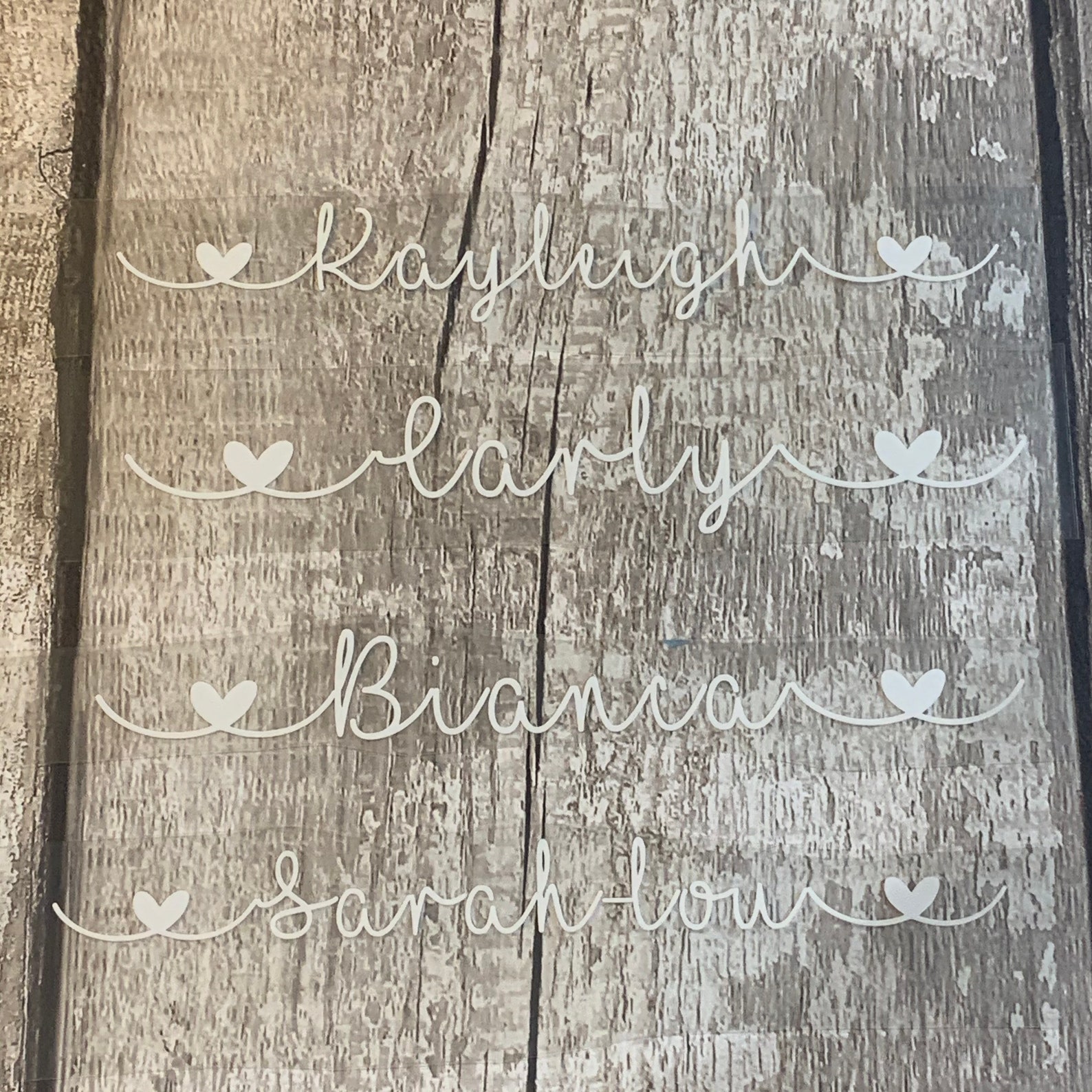 Htv Iron on Vinyl Words Name Stickers Decals All Sizes and | Etsy