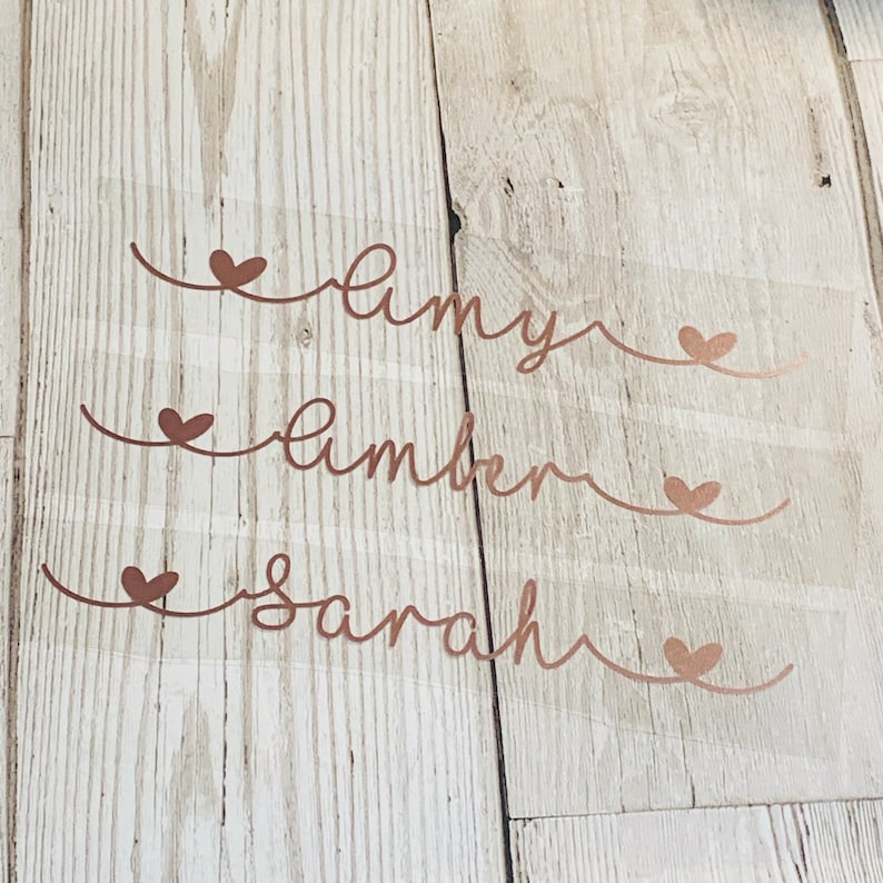 Htv Iron on Vinyl Words Name Stickers Decals All Sizes and - Etsy UK