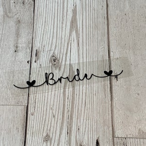 Htv Iron on Vinyl Words Name Stickers Decals All Sizes and Colours ...