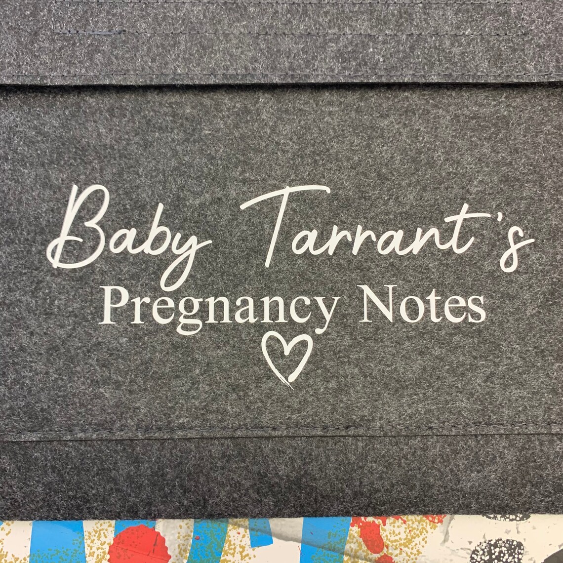 Personalized Pregnancy Notes Folder File Maternity Gift | Etsy