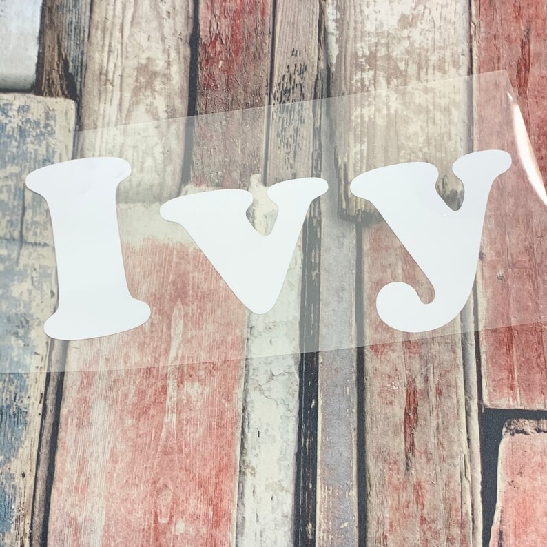 Htv Iron On Vinyl words any words names stickers dEcals all | Etsy