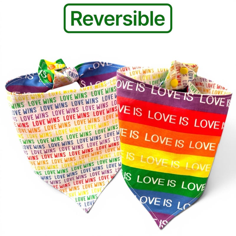 Dog Gay Pride Lgbtq Bandana - Etsy