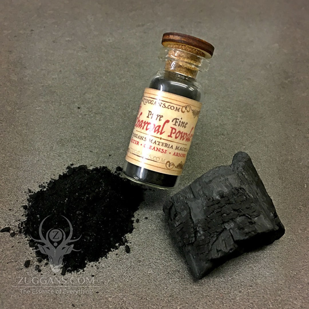 Charcoal Powder - Zuggans - Hoodoo Voodoo Witchcraft Wicca - Etsy