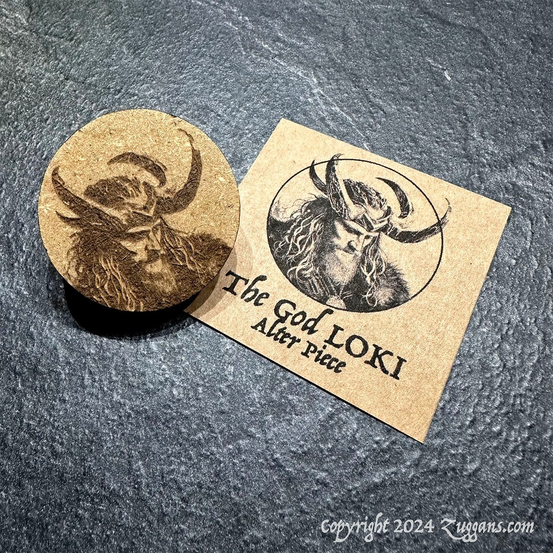 The Norse God LOKI - Altar Piece / Marker - Etsy