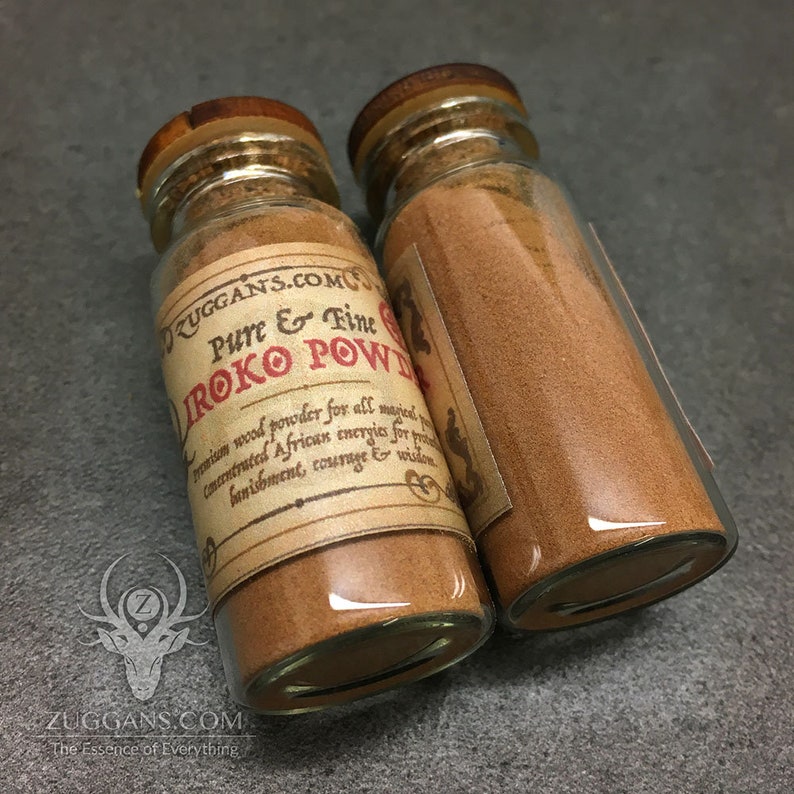 Iroko Tree Powder - Zuggans - Hoodoo Voodoo Witchcraft Wicca - Etsy