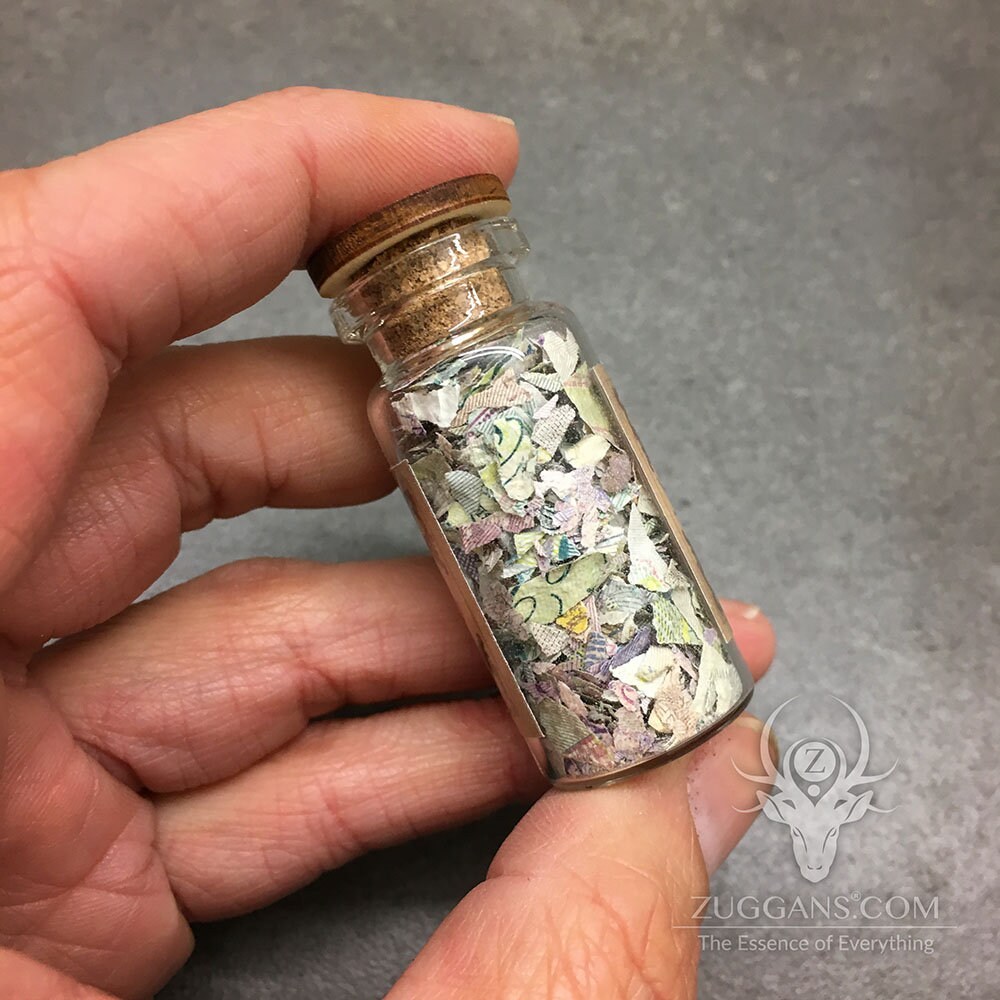 Paper Money Shreds & Powder Zuggans Wicca Witchcraft - Etsy