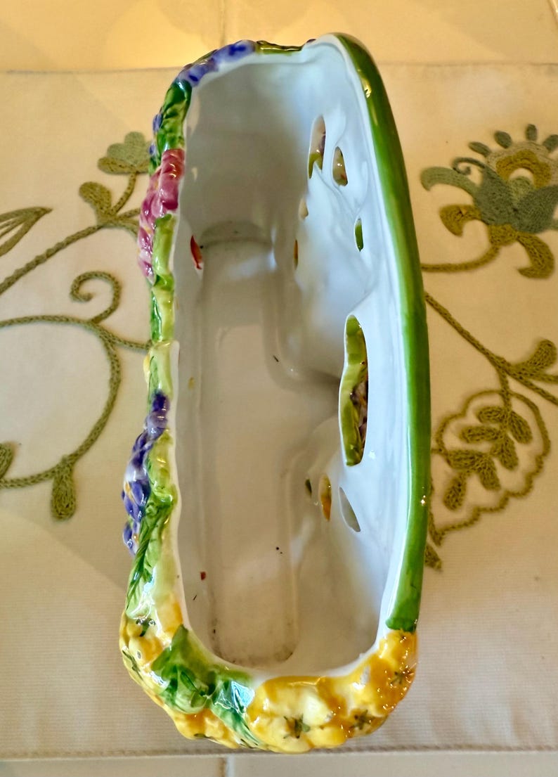 Primrose Ceramic Stationery Basket, Lady Jayne Floral Planter - Etsy