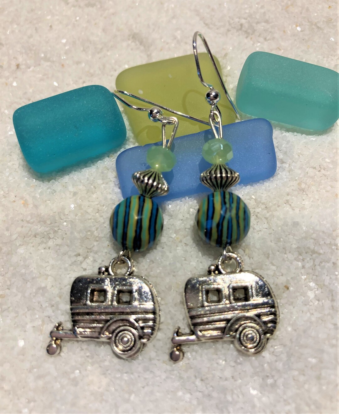 So Fun RV Camper Trailers Silver Plated and Detailed Camper Trailer ...