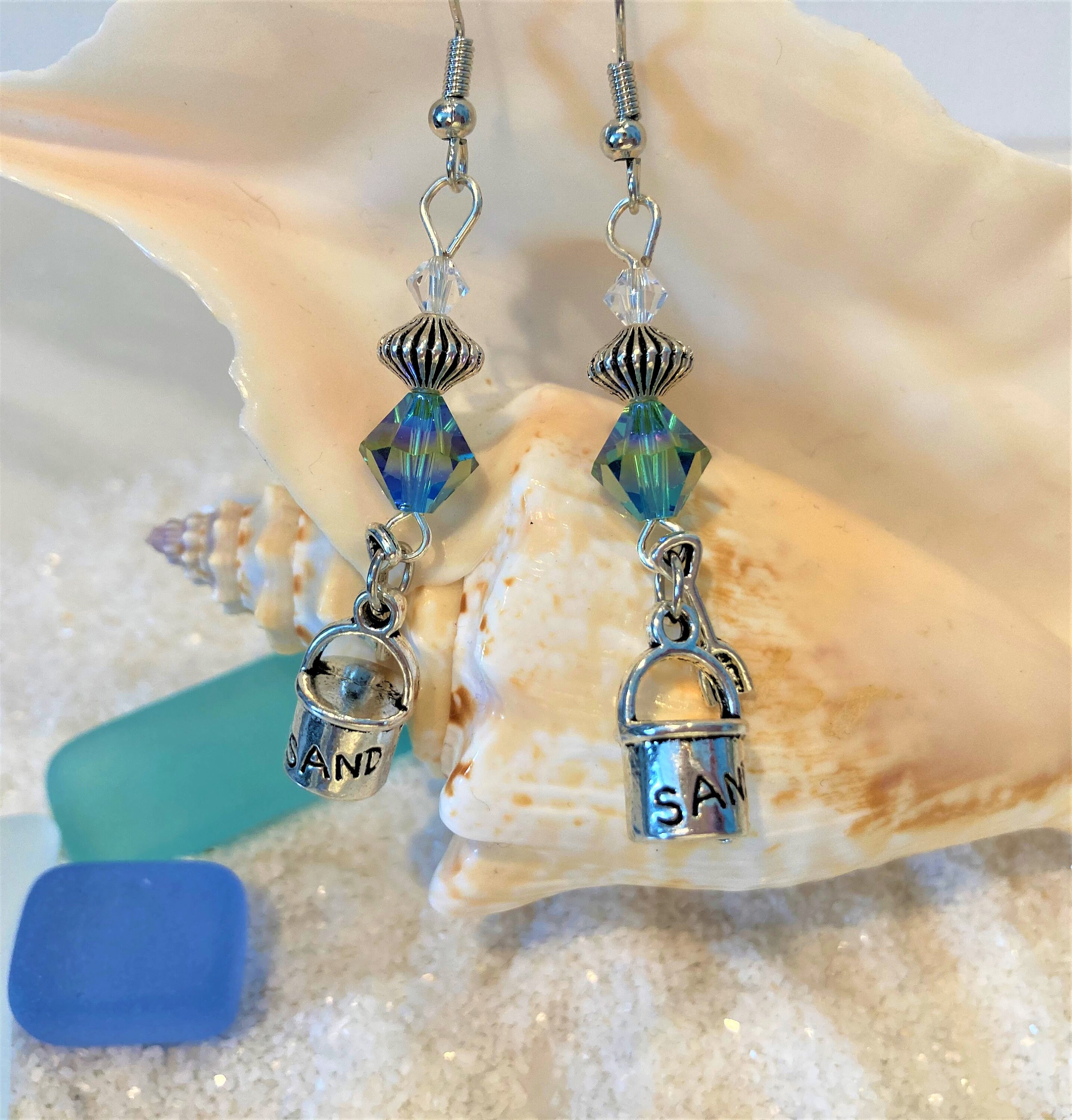 Sand Pails With Sparkling Swarovski Crystals. Sand Pails With - Etsy