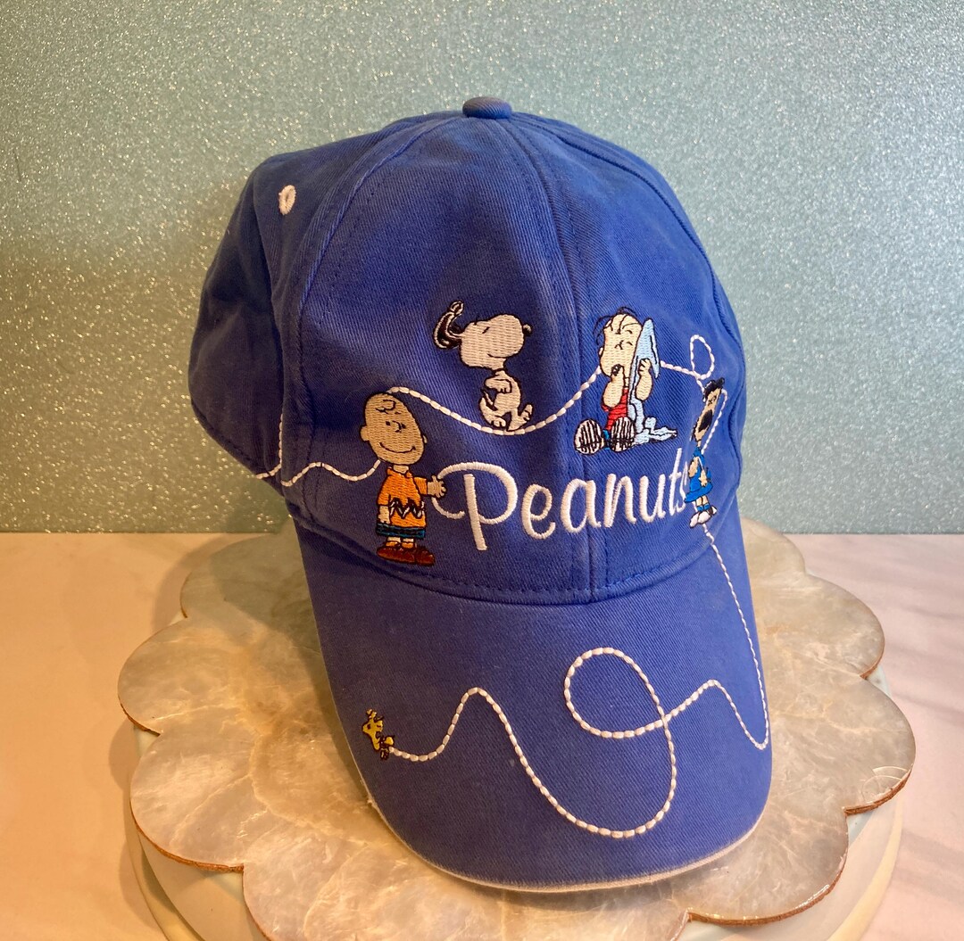 Vintage PEANUTS Kid's Ball Cap~ Charlie Brown, Snoopy, Linus, Lucy and ...