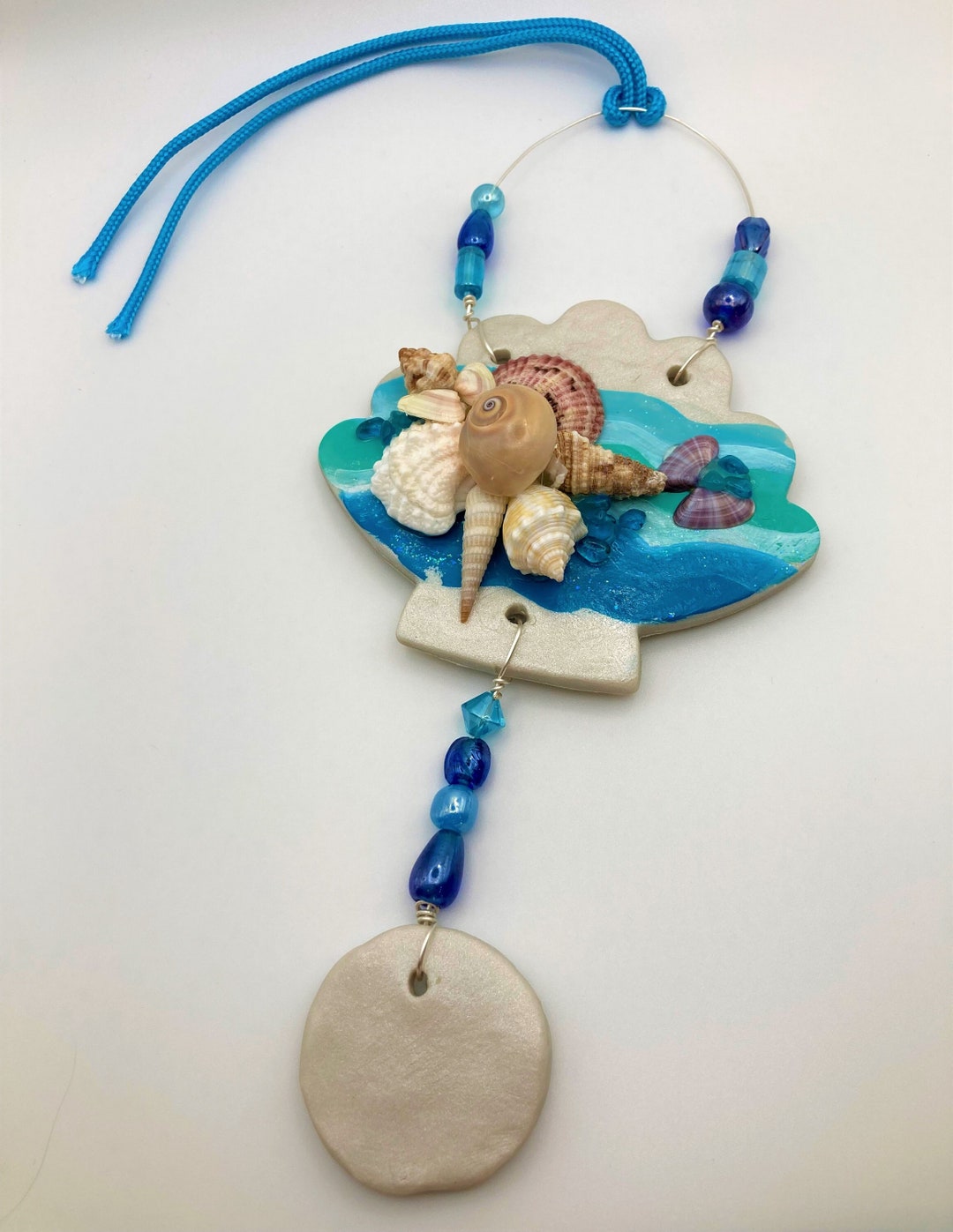 Sanibel Strong Shells Decorative Hanger, Beach Decor Hanger, Beachy ...