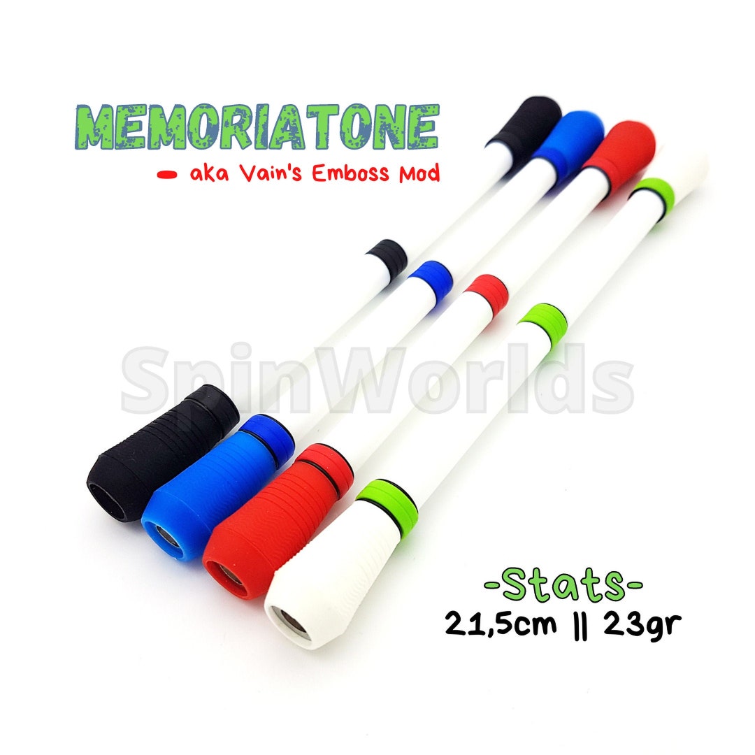 Memoriatone Mod - Vain Emboss Mod - Penspinning Pen - Spinworlds - Etsy