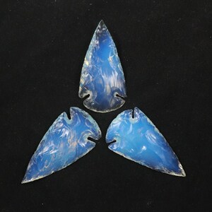 Opalite Arrowhead Crescent Arrowhead Approx. 50X22 Mm Arrowhead Opalite ...