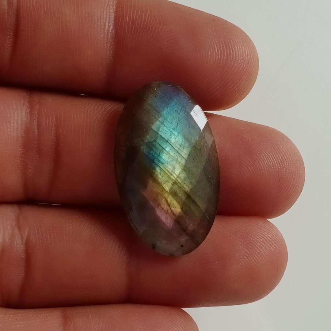 AAA+ Quality Very Rare Multi Fire Labradorite Mix Shape Top Rose Cut ...