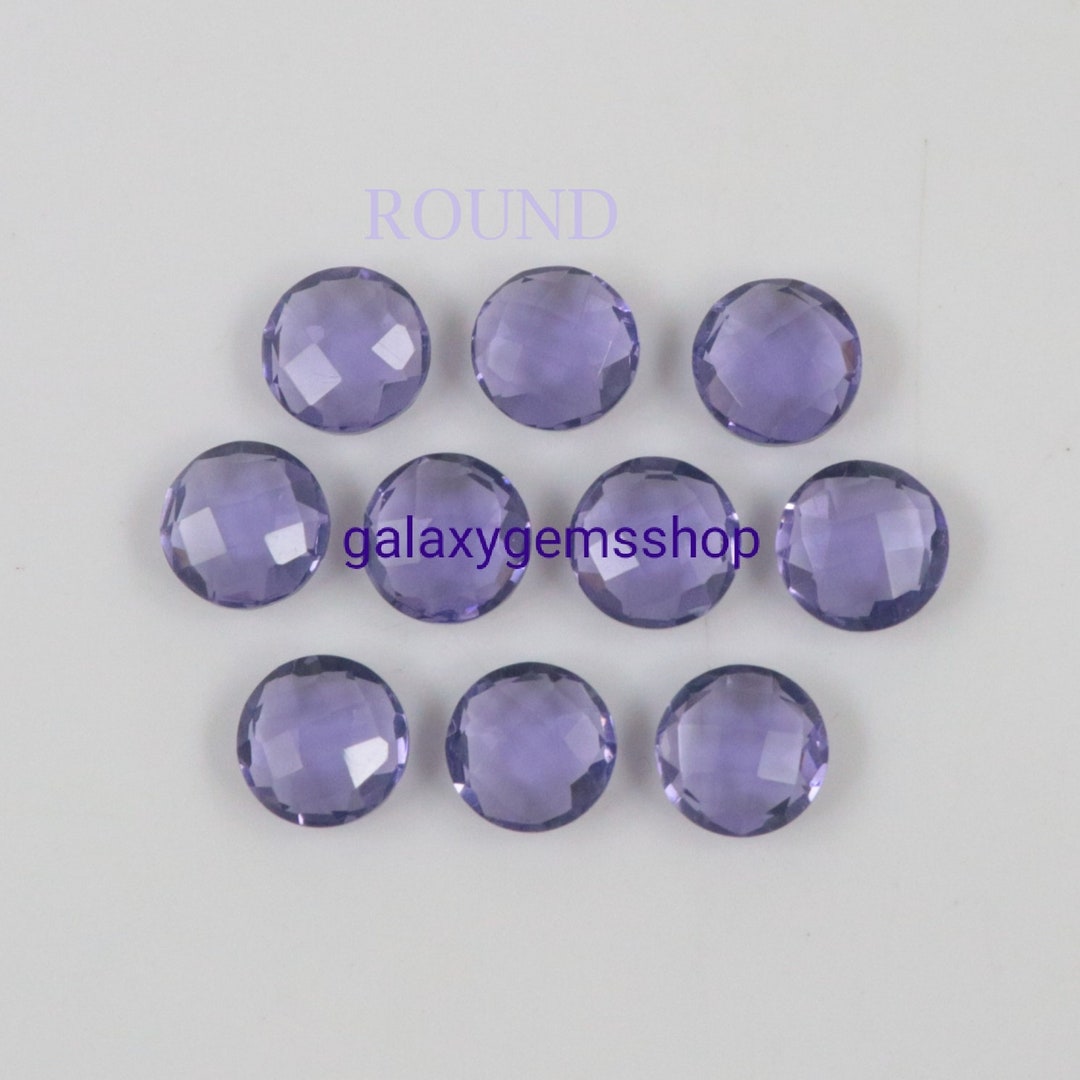Iolite Quartz 6 Mm to 20 Mm Round Cushion 8X6 Mm, to 25X18 Mm Oval ...