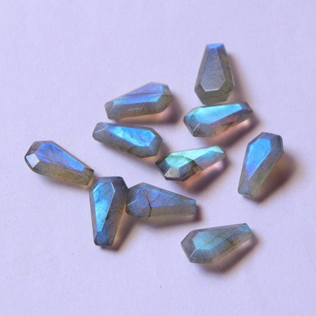 Aaa+quality Natural Labradorite 10 Pcs AAA Labradorite 13X8 Mm Fancy ...