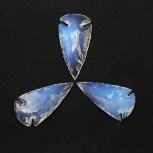 Opalite Arrowhead Crescent Arrowhead Approx. 50X22 Mm Arrowhead Opalite ...