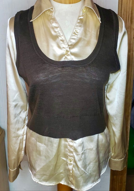 Vintage y2k vest top - Gem